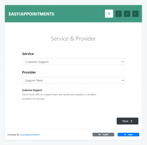 Online Appointment Scheduler - Easy!Appointments