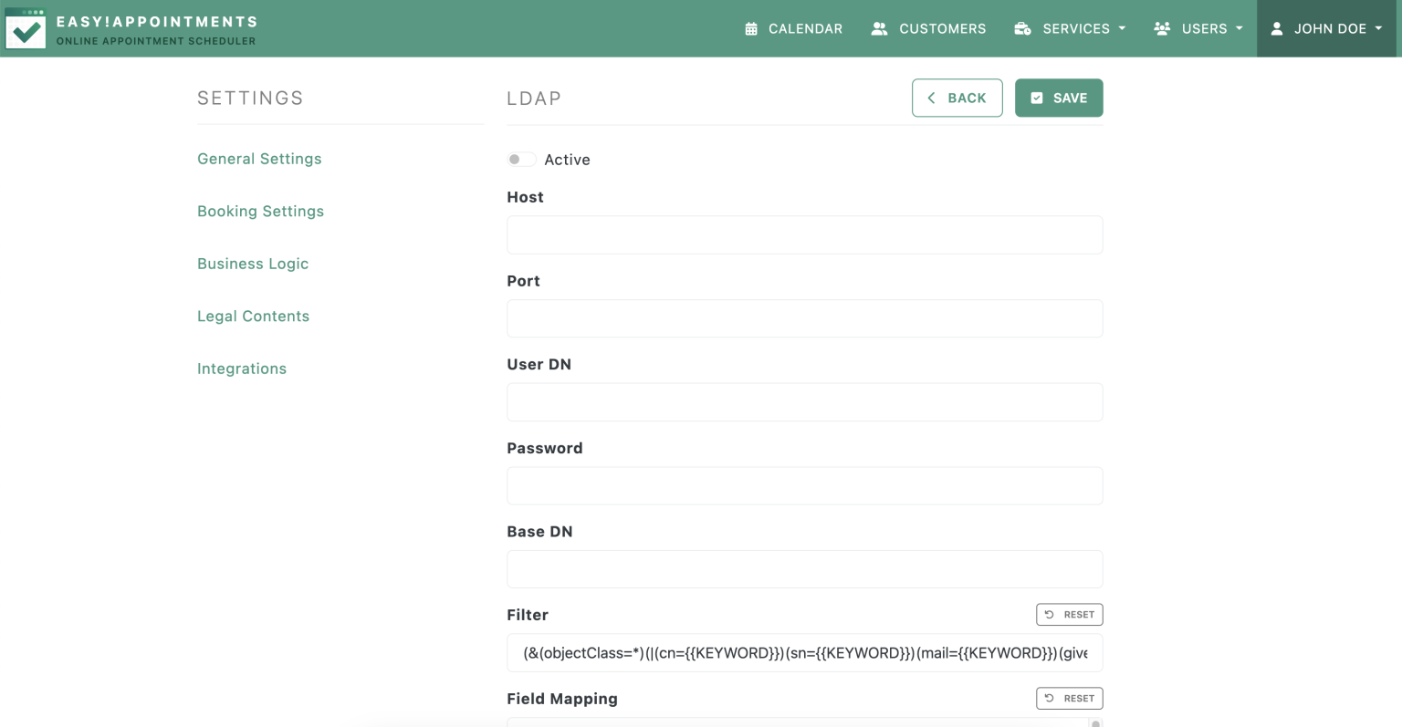 How To Sso With Ldap Active Directory Easyappointments