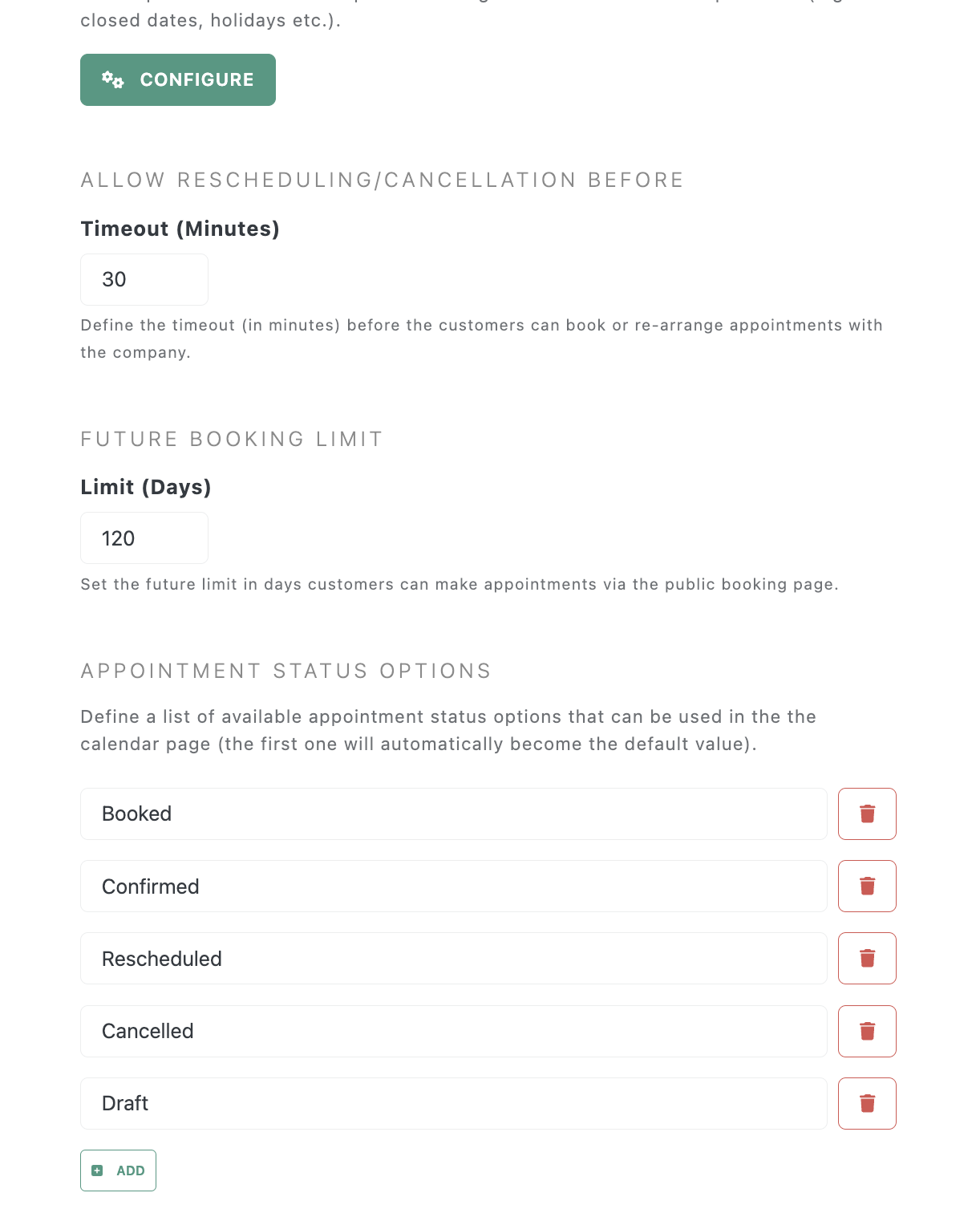 Using Appointment Status Options - Easy!Appointments