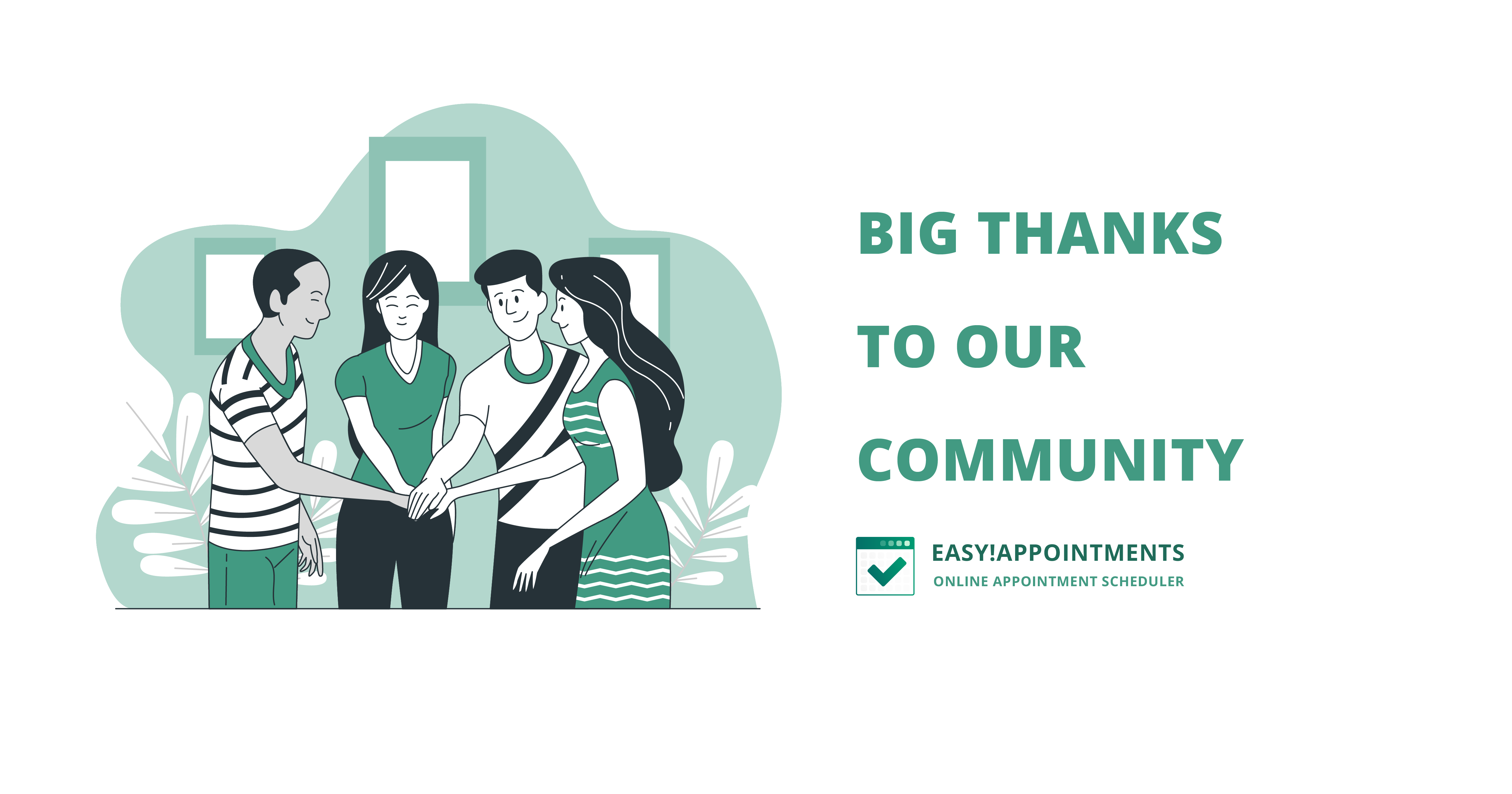 Big Thanks to our Community - Easy!Appointments